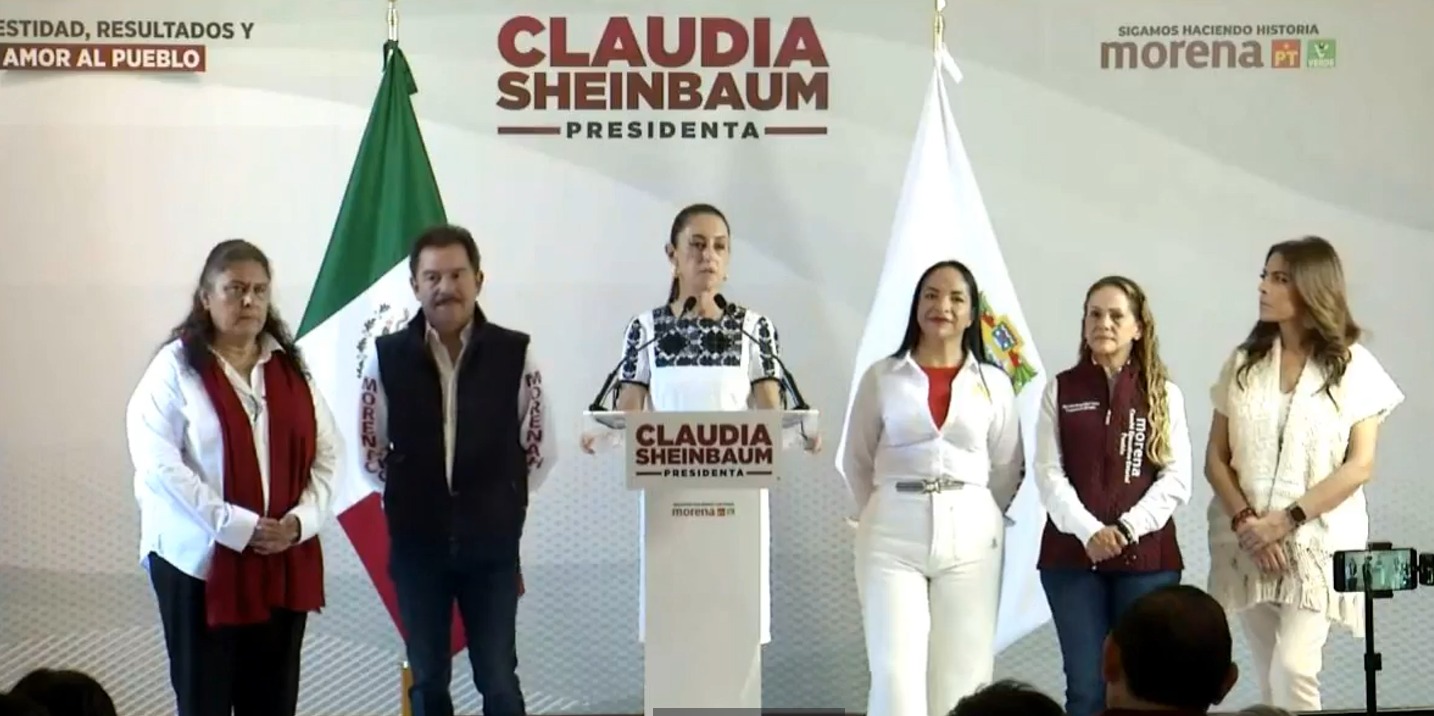 Claudia Scheinbaum gira por Tehuacán, rueda de prensa