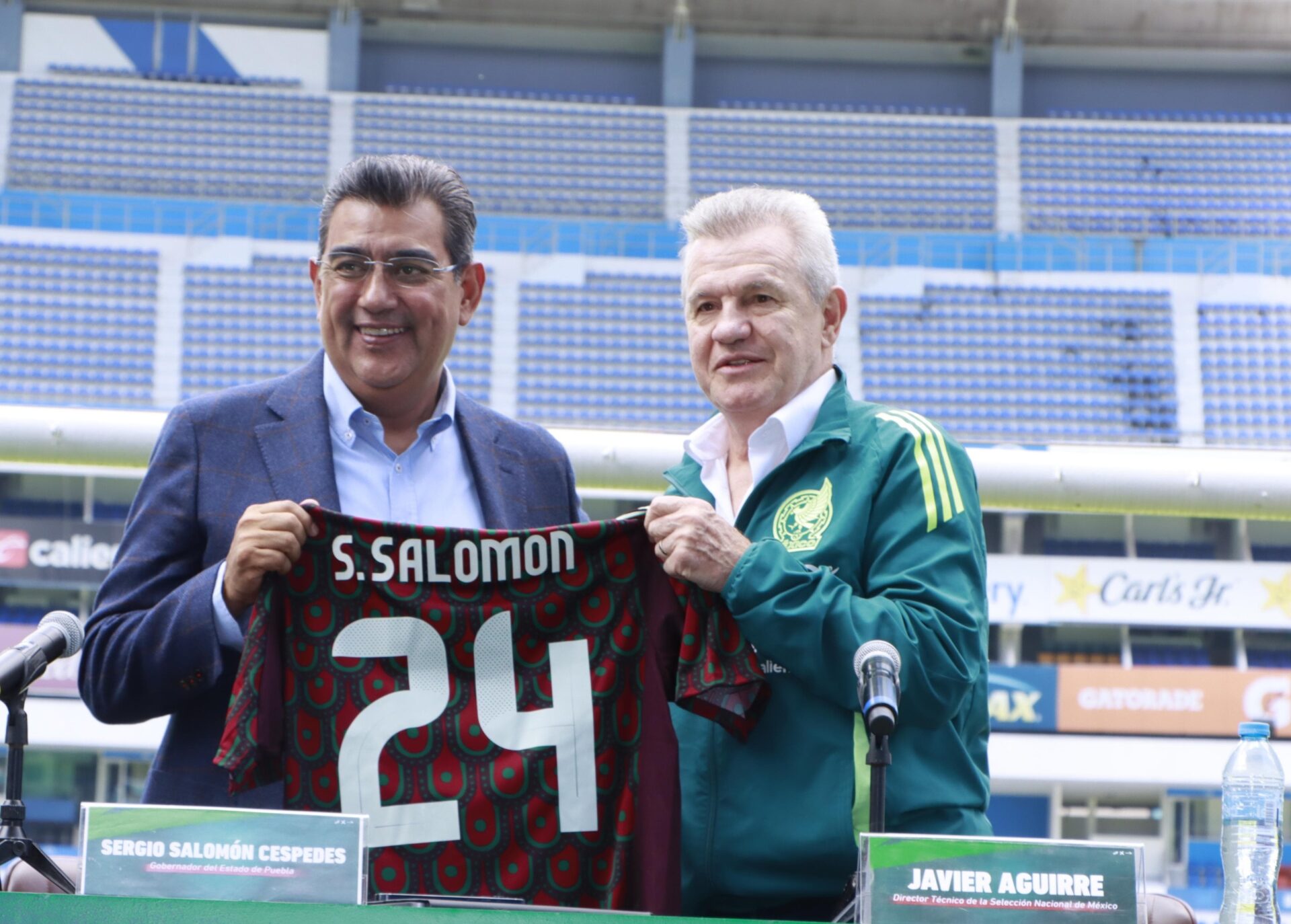 Sergio Salomón anuncia el México vs Valencia en estadio Cuauhtémoc ...